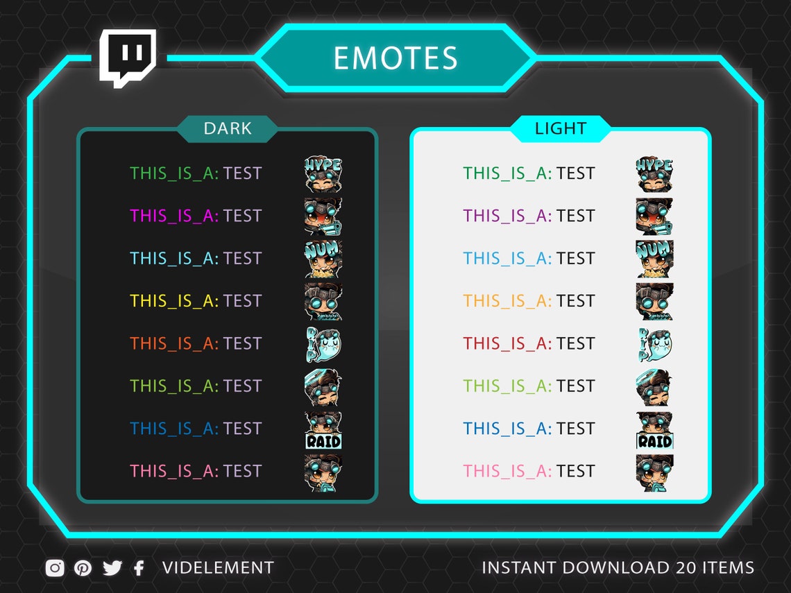 Twitch Emotes Discord Emotes Cute Emotes Neon Emotes Anime - Etsy Australia