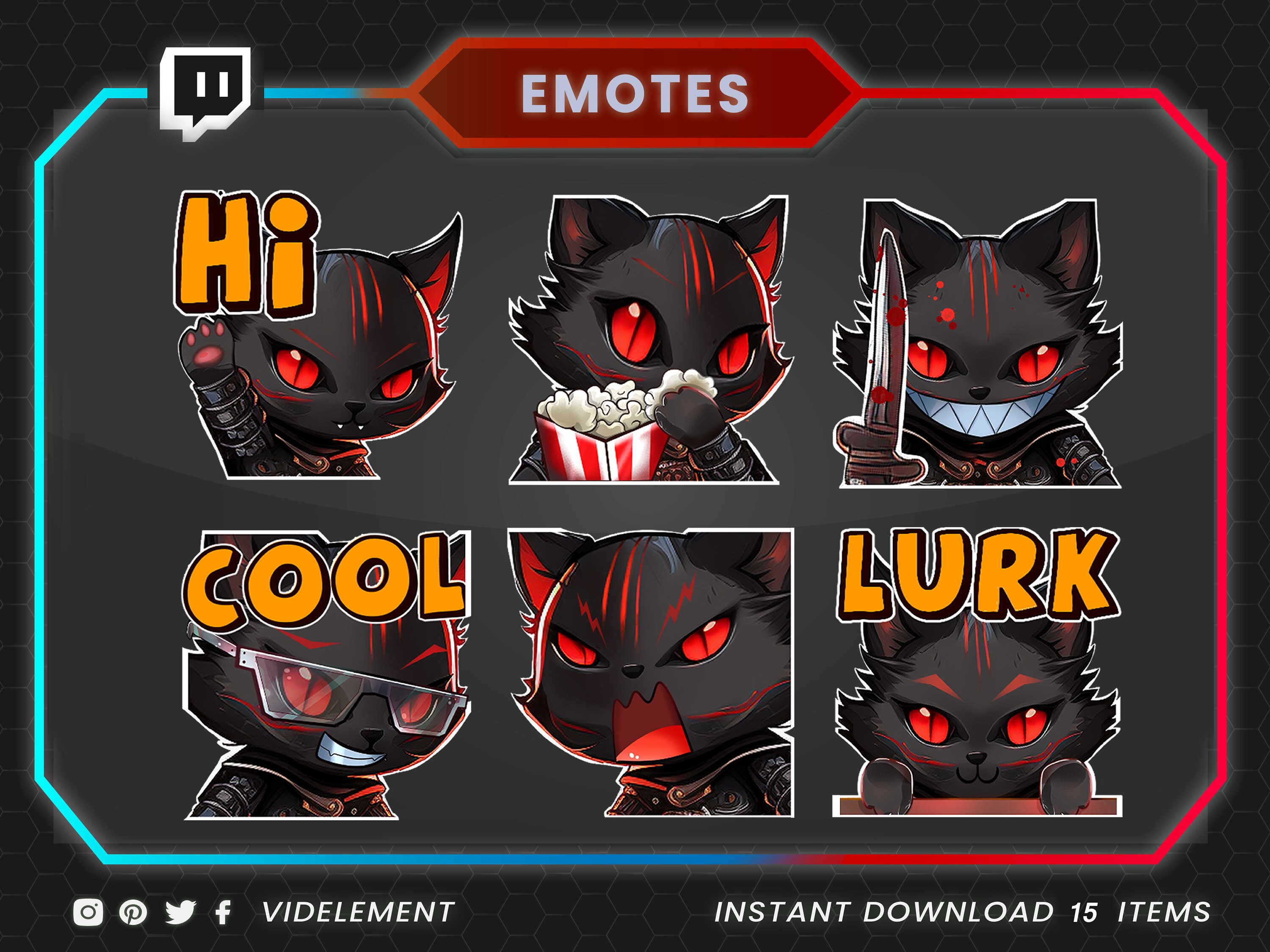 Twitch Emotes Twitch Sub Emotes Discord Emotes Cat Emotes - Etsy Canada