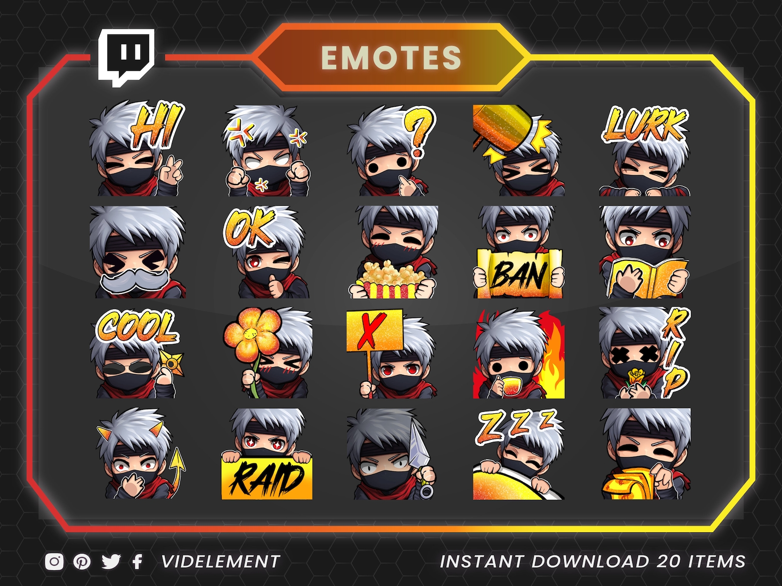 Twitch Emotes, Twitch Sub Emotes, Text Emotes, Hi Emotes, Bye Twitch ...