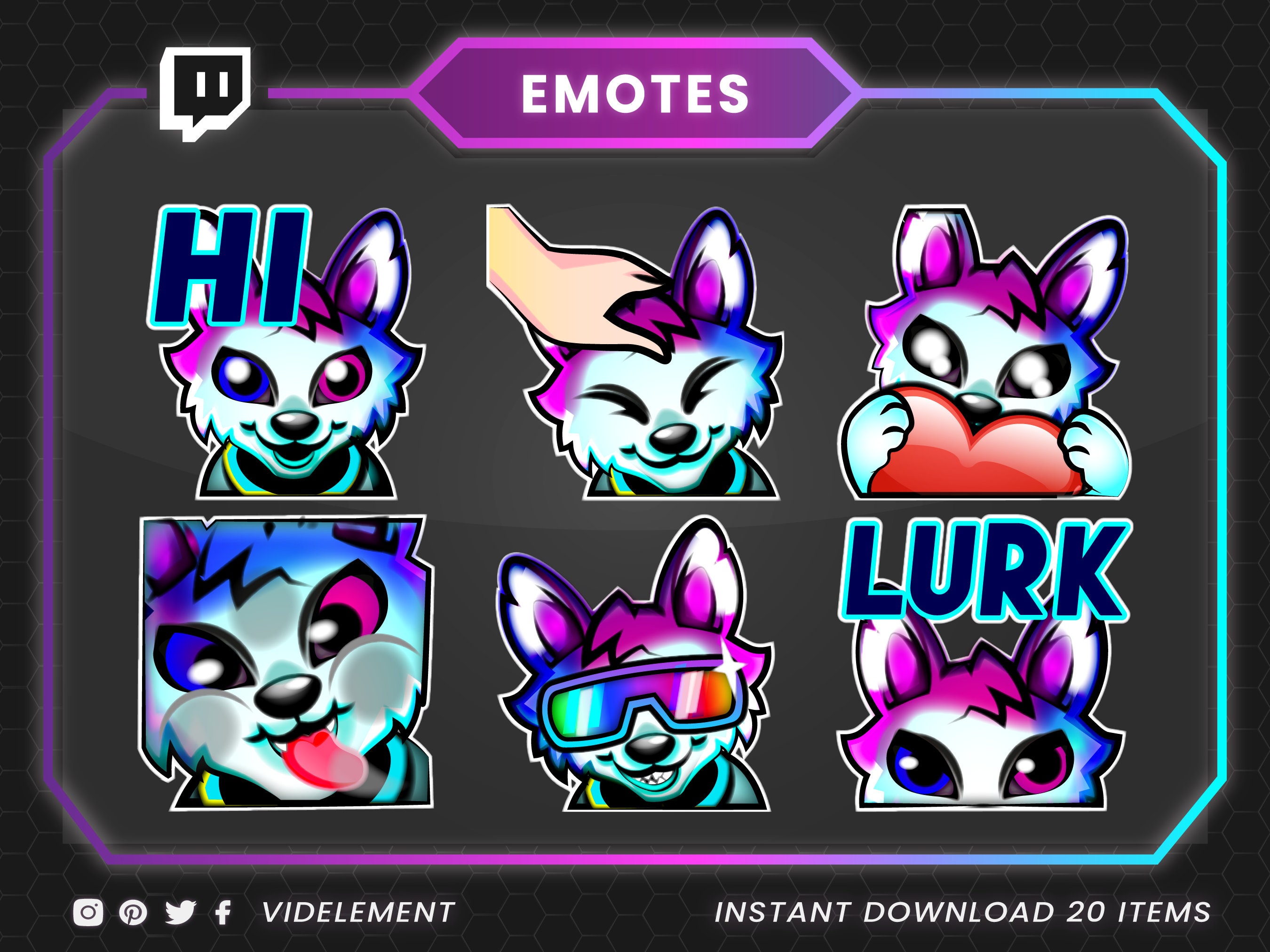 Twitch Emotes Discord Emotes Twitch Sub Emotes Cute Emotes - Etsy Australia
