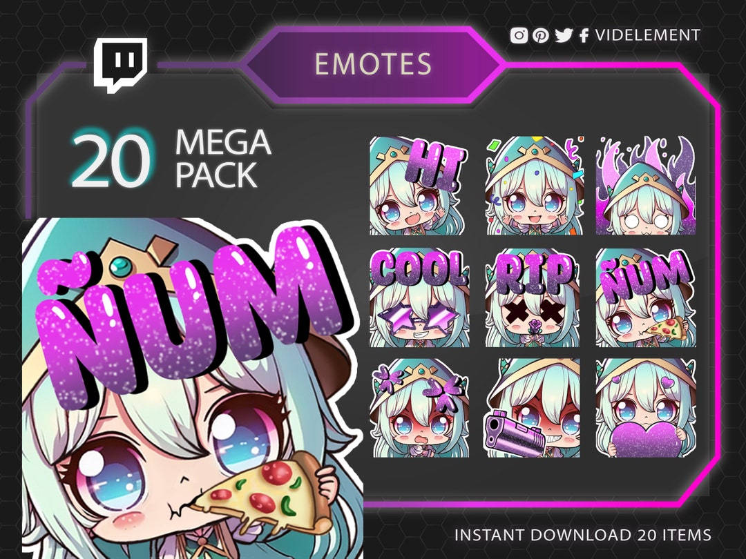 Twitch Emotes, Discord Emotes, Cute Emotes, Girl Emotes, Anime Emotes ...