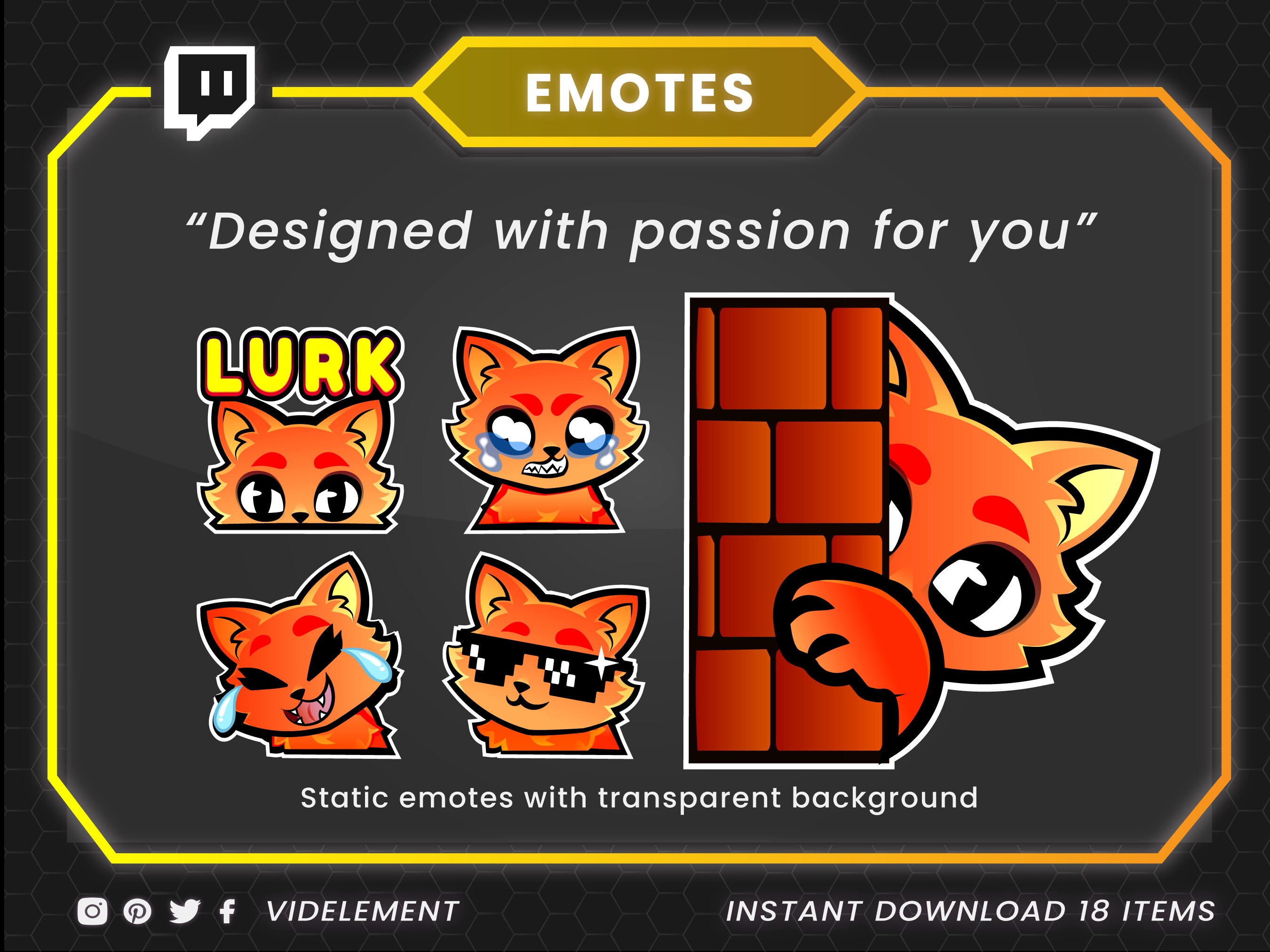 Twitch Emotes Twitch Sub Emotes Discord Emotes Text Emotes - Etsy