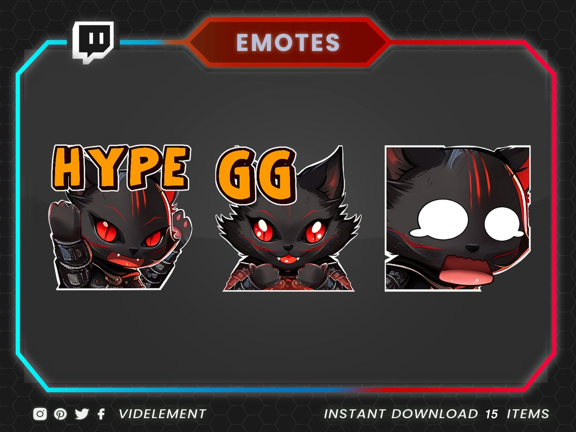 Twitch Emotes Twitch Sub Emotes Discord Emotes Cat Emotes - Etsy Canada