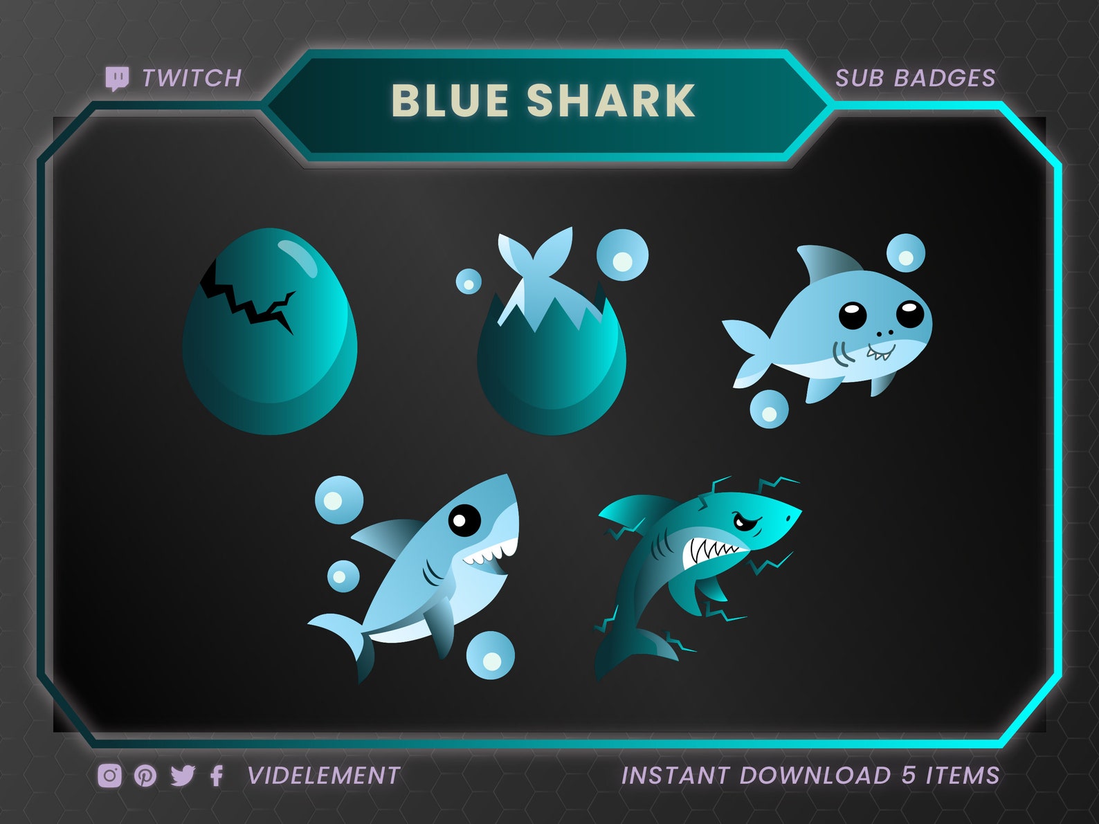 Custom Twitch Badges Twitch Sub Badges Discord Badges - Etsy