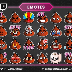 Poop Emotes, Twitch Emotes, Emotes Twitch, Discord Emotes, Cute Emotes ...