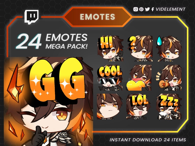 Twitch Emotes Discord Emotes Twitch Sub Emotes Tiktok - Etsy UK