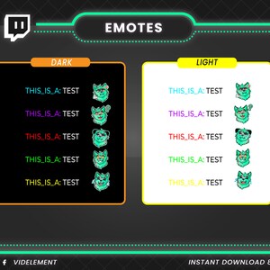 Emerald Wolf Emotes | Twitch Emote, Discord Emote, Text Emote, Creature ...