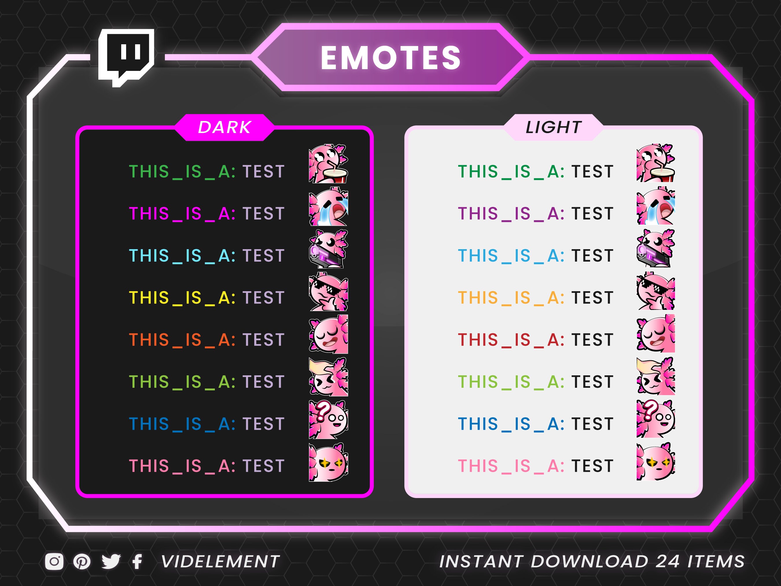 Twitch Emotes Twitch Sub Emotes Text Emotes Monster Emotes - Etsy