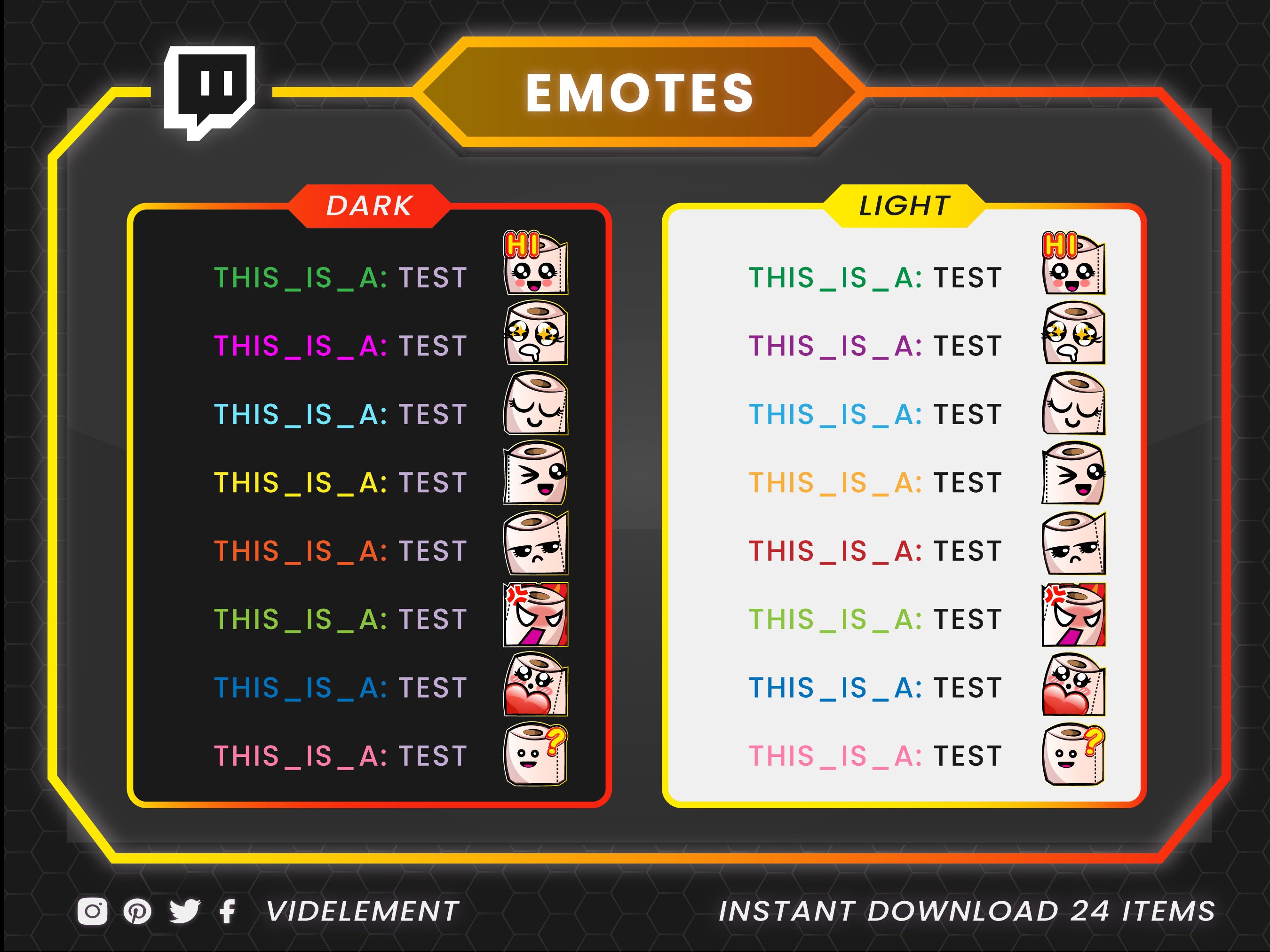 Toilet Paper Emotes Twitch Emotes Emotes Twitch Discord - Etsy Canada