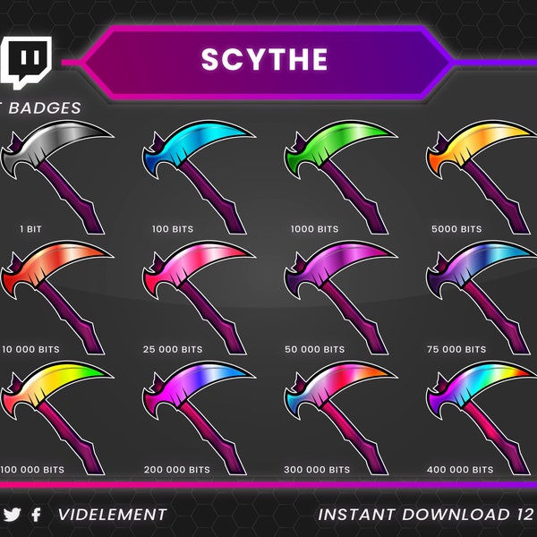 Reaper Scythe Emotes - Etsy