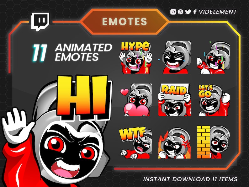 Animated Emotes Twitch Emotes Discord Emotes Twitch Sub - Etsy
