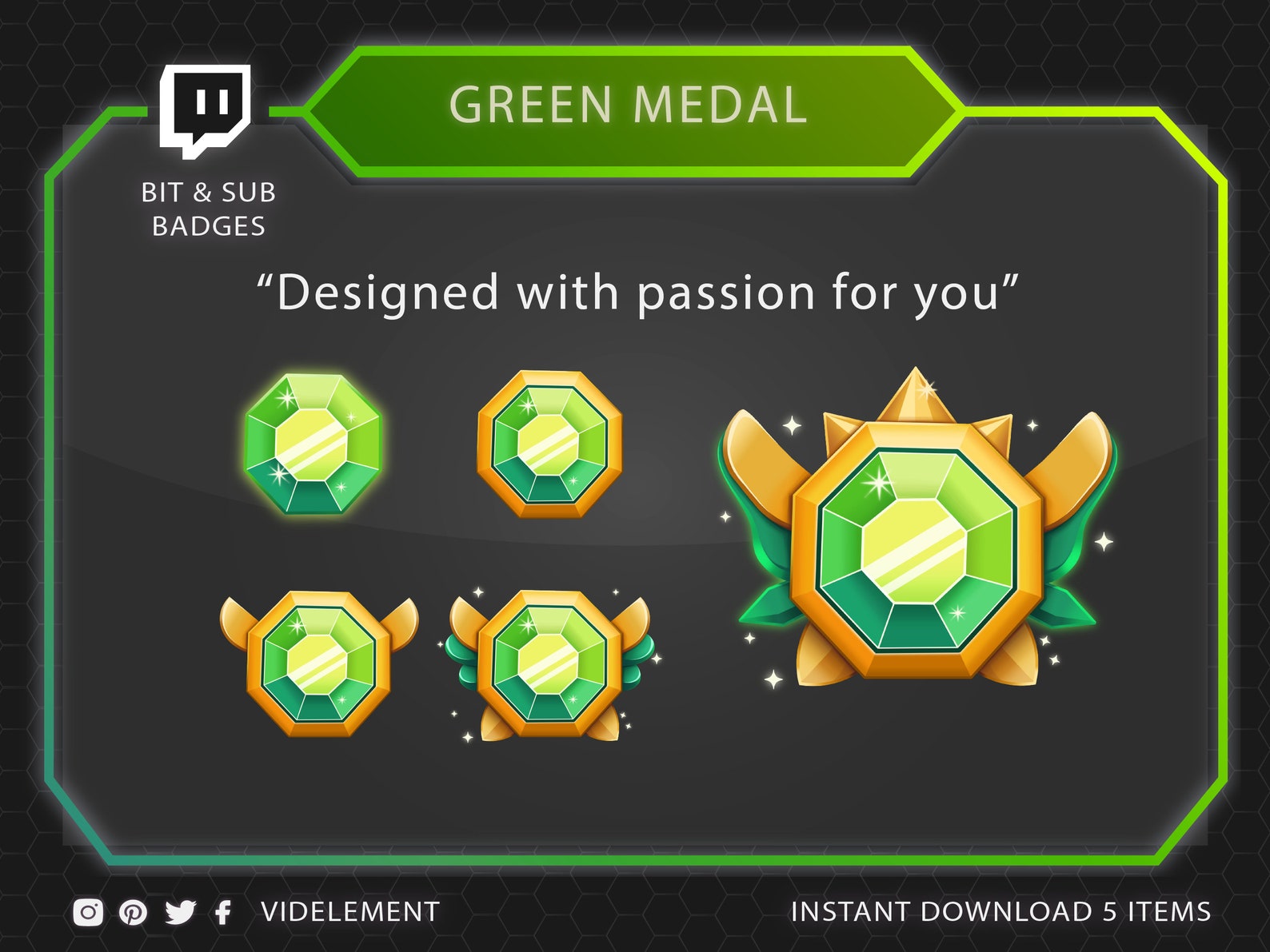 Twitch Sub Badge Twitch Badge Sub Badge Twitch Twitch Bit - Etsy