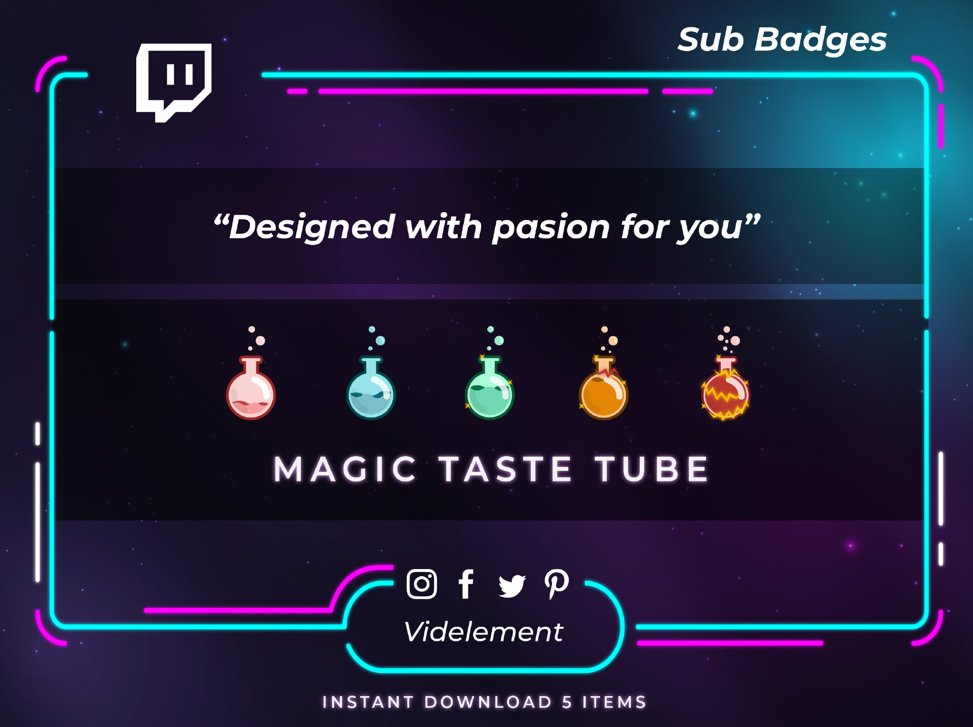Twitch Sub Badges Twitch Badges Twitch Sub Badge Sub Badges | Etsy