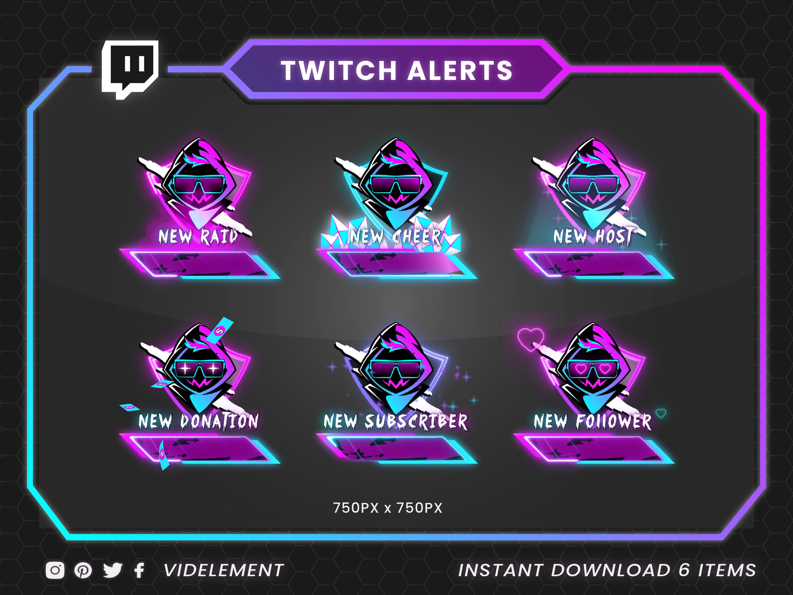 Alertas de Twitch, alertas de Twitch animadas, alertas de Twitch ... Alertas de Twitch, alertas de Twitch animadas, alertas de Twitch ...