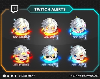 Dark Prince No Background or Frame Custom Twitch Anime Alert - Etsy