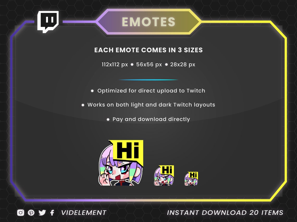 Anime Emotes Manga Emote Twitch Cute Emotes Discord Emotes - Etsy