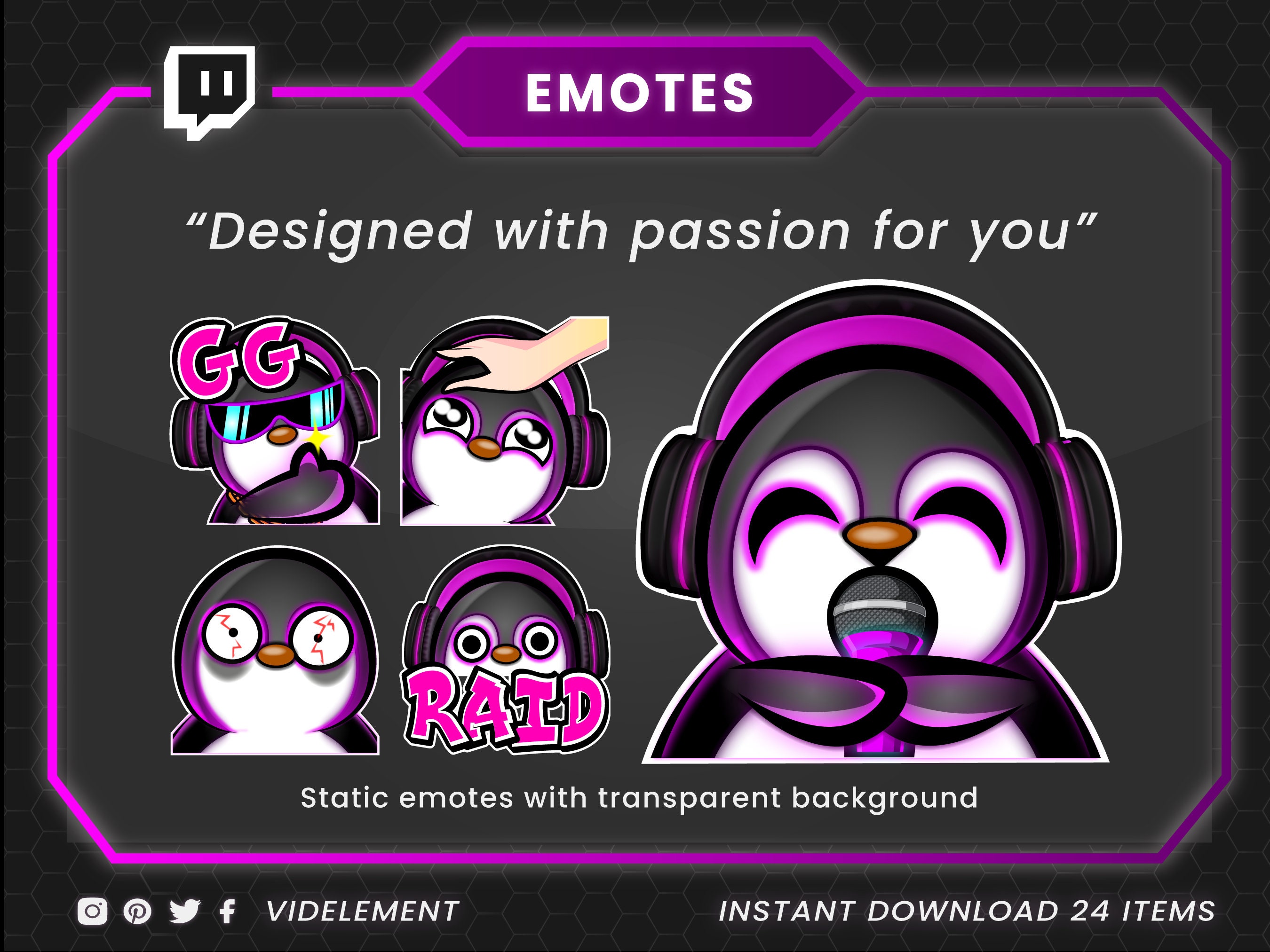 Twitch Emotes Discord Emotes Twitch Sub Emotes Cute Emotes - Etsy Hong Kong