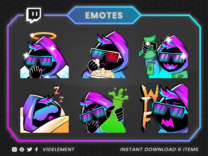 Animated Emotes Twitch Emotes Discord Emotes Twitch Sub - Etsy Canada