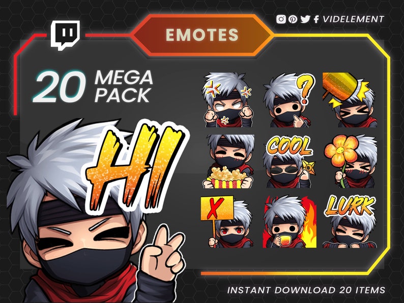 Twitch Emotes, Twitch Sub Emotes, Text Emotes, Hi Emotes, Bye Twitch ...