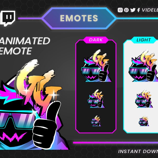 Purple Gg Emote - Etsy