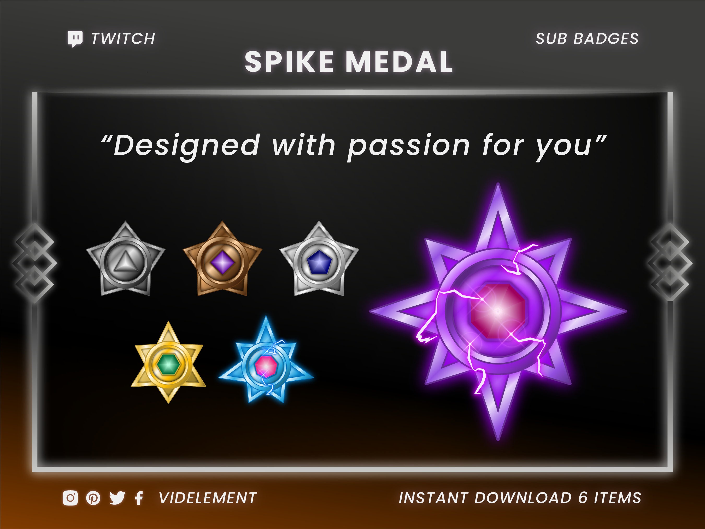 Twitch Badge Twitch Sub Badge Sub Badges Twitch Twitch Bit - Etsy Canada