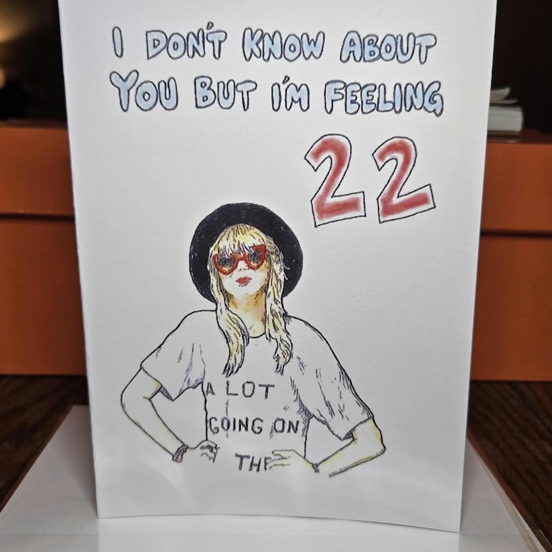 Taylorswift Birthday Cards - Etsy