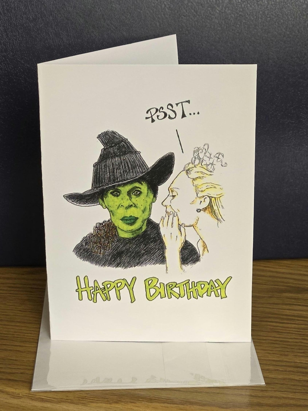 Wicked Birthday Card, 5x7 Folded Greeting, Wicked Witches, Card for ...