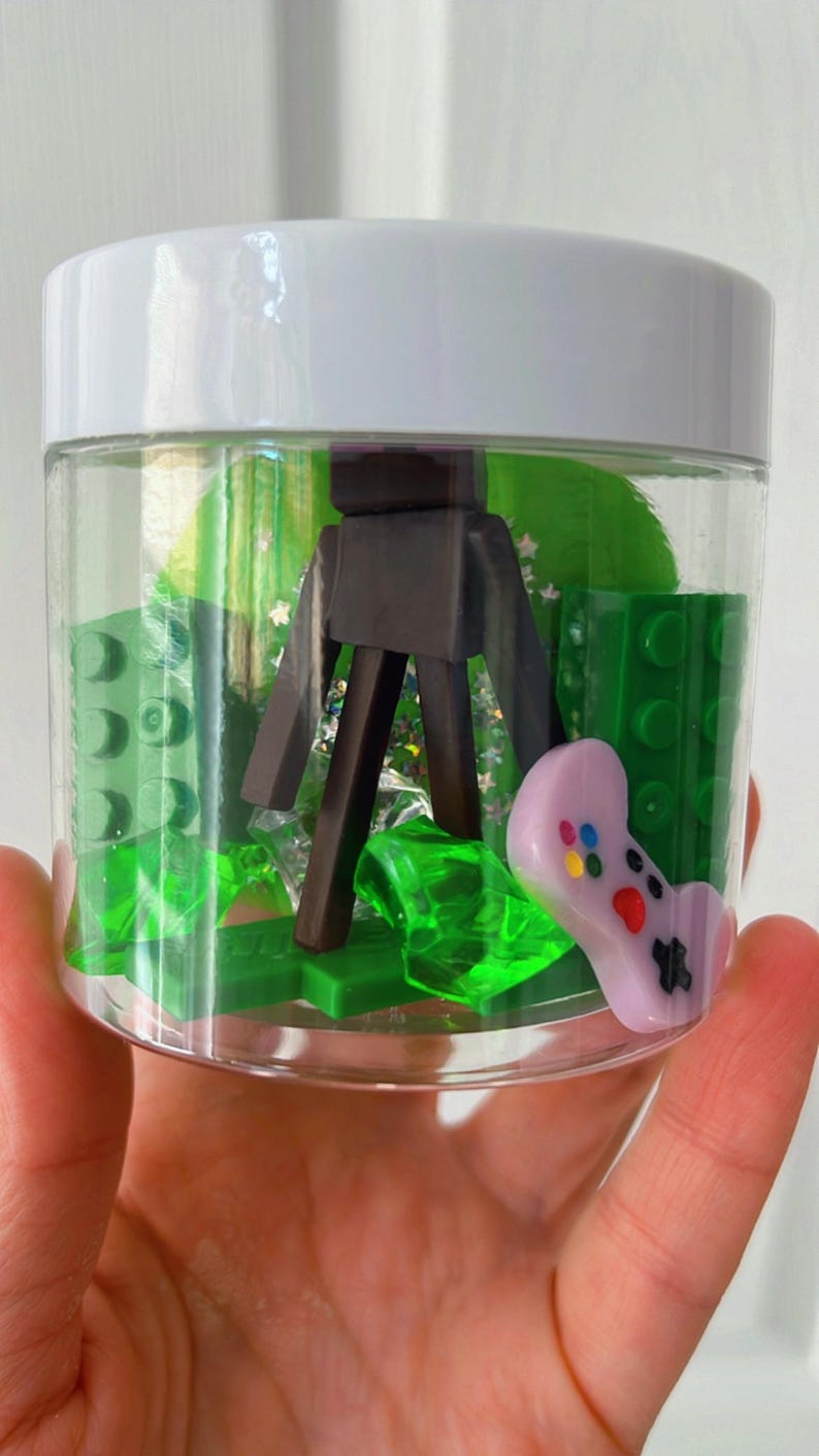 Minecraft Play Dough Jars - Etsy