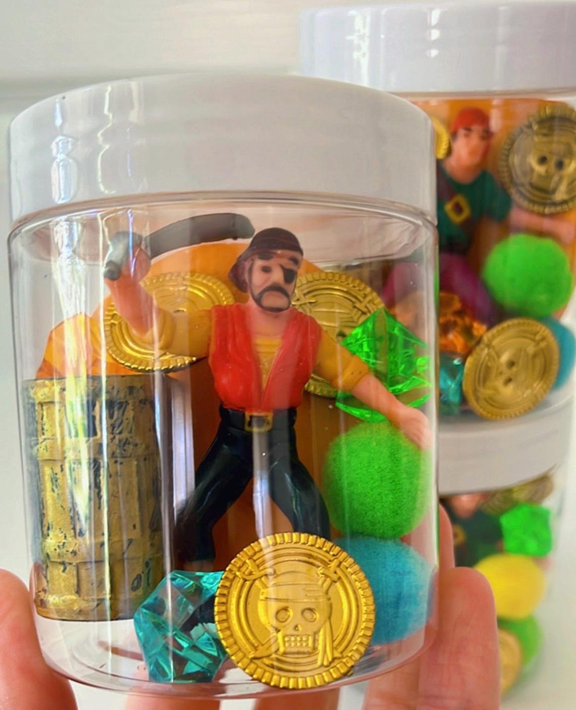 Pirate Party Favor Play Dough Jars - Etsy