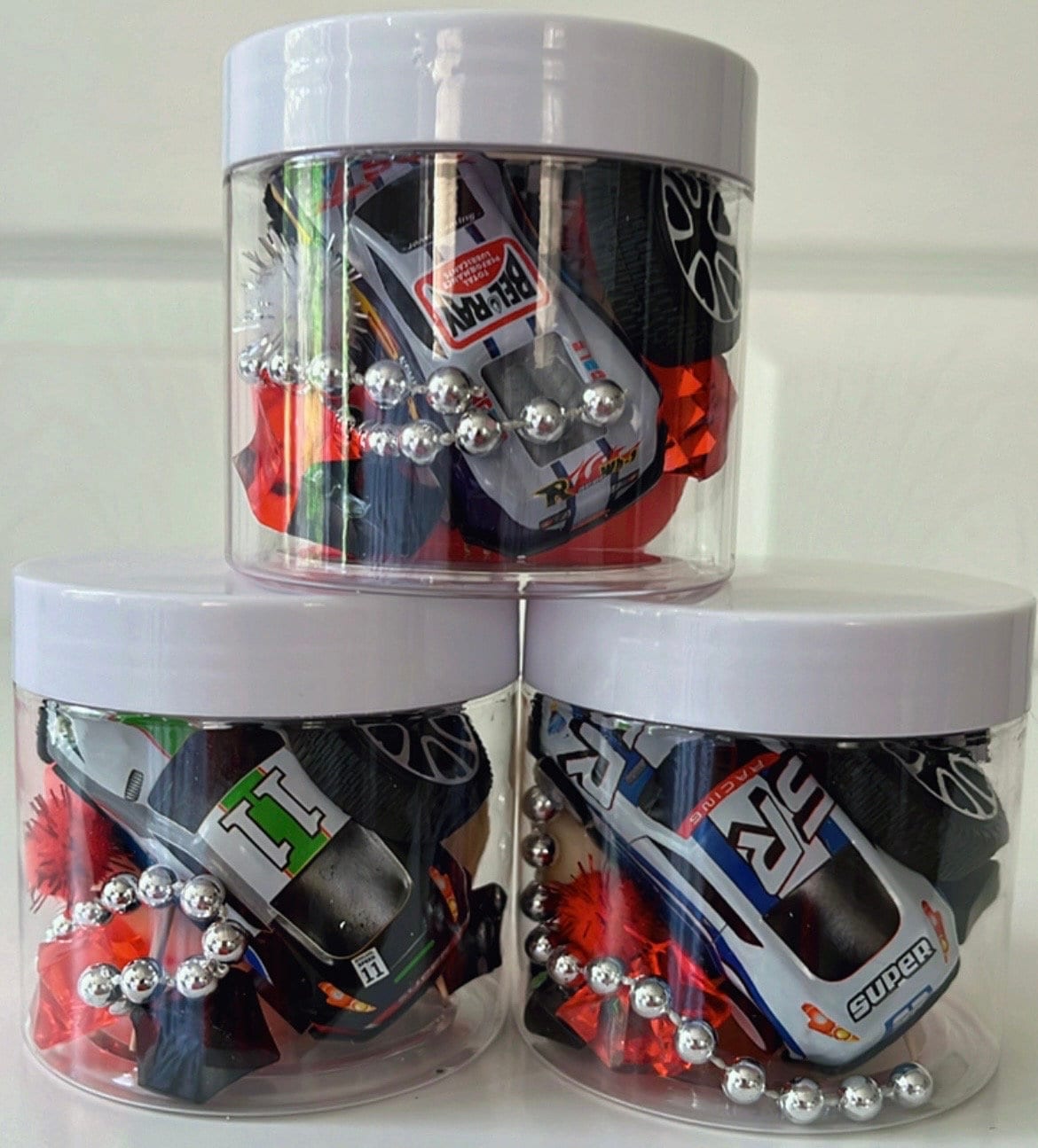 Race Car Party Favor Play Dough Jars - Etsy