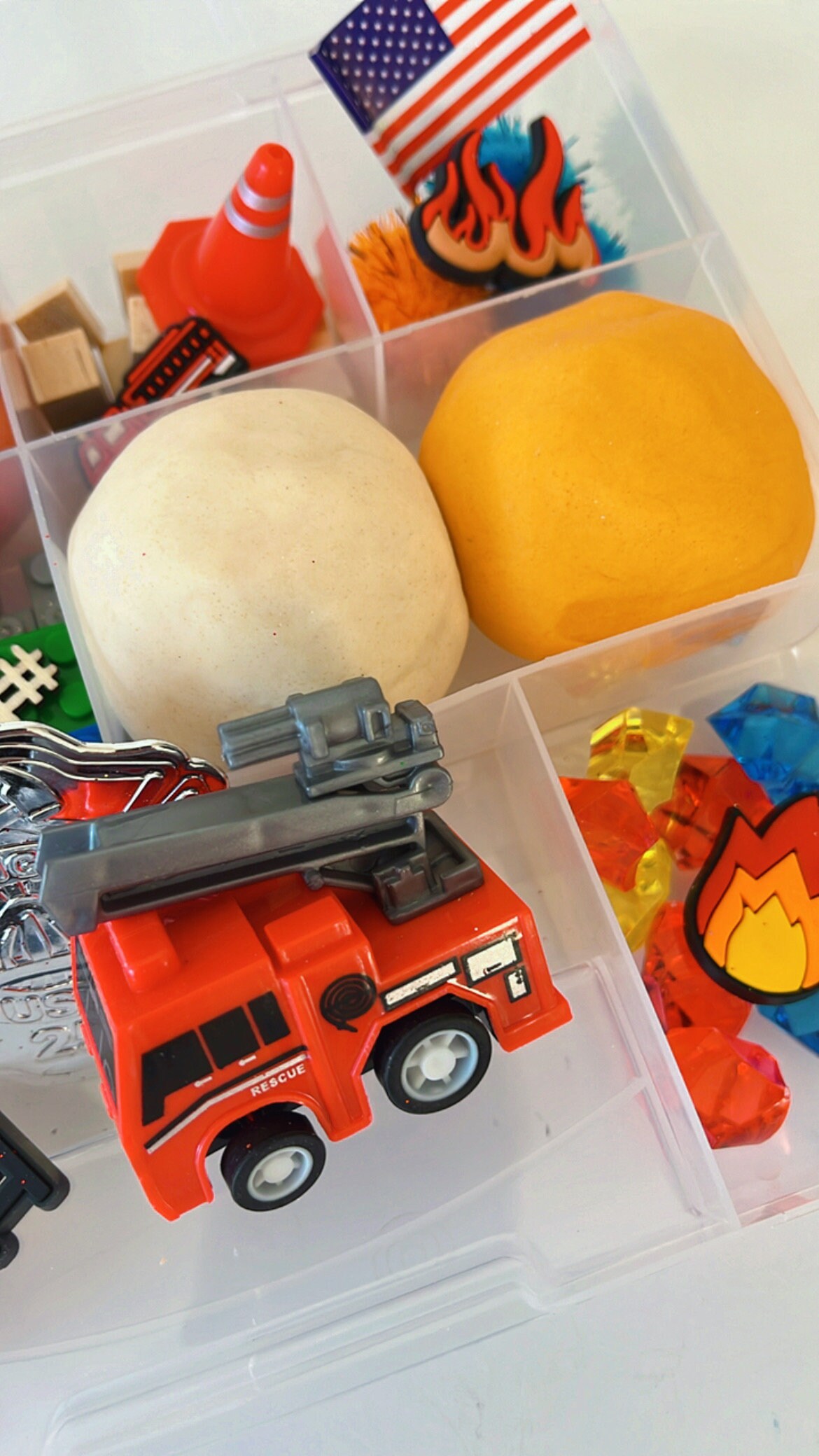 Fire Truck Play Dough Kit - Etsy