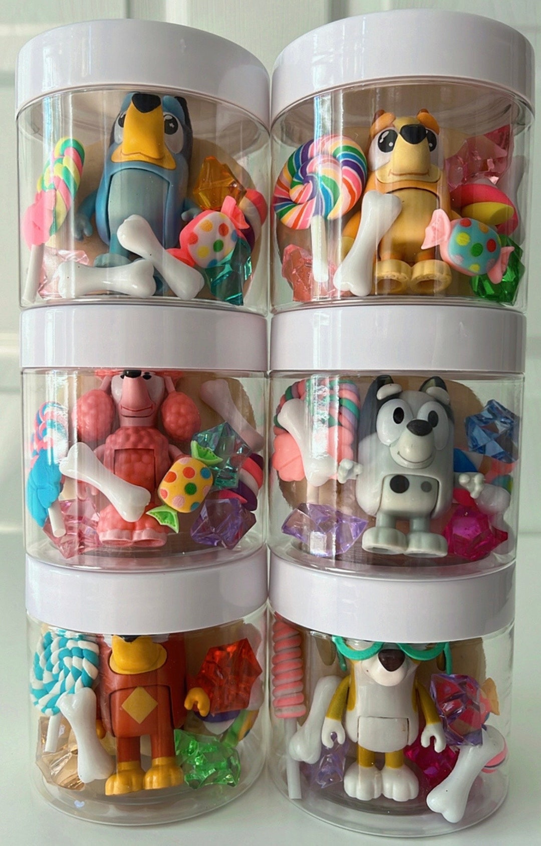 Bluey Party Favor Play Dough Jars - Etsy Canada