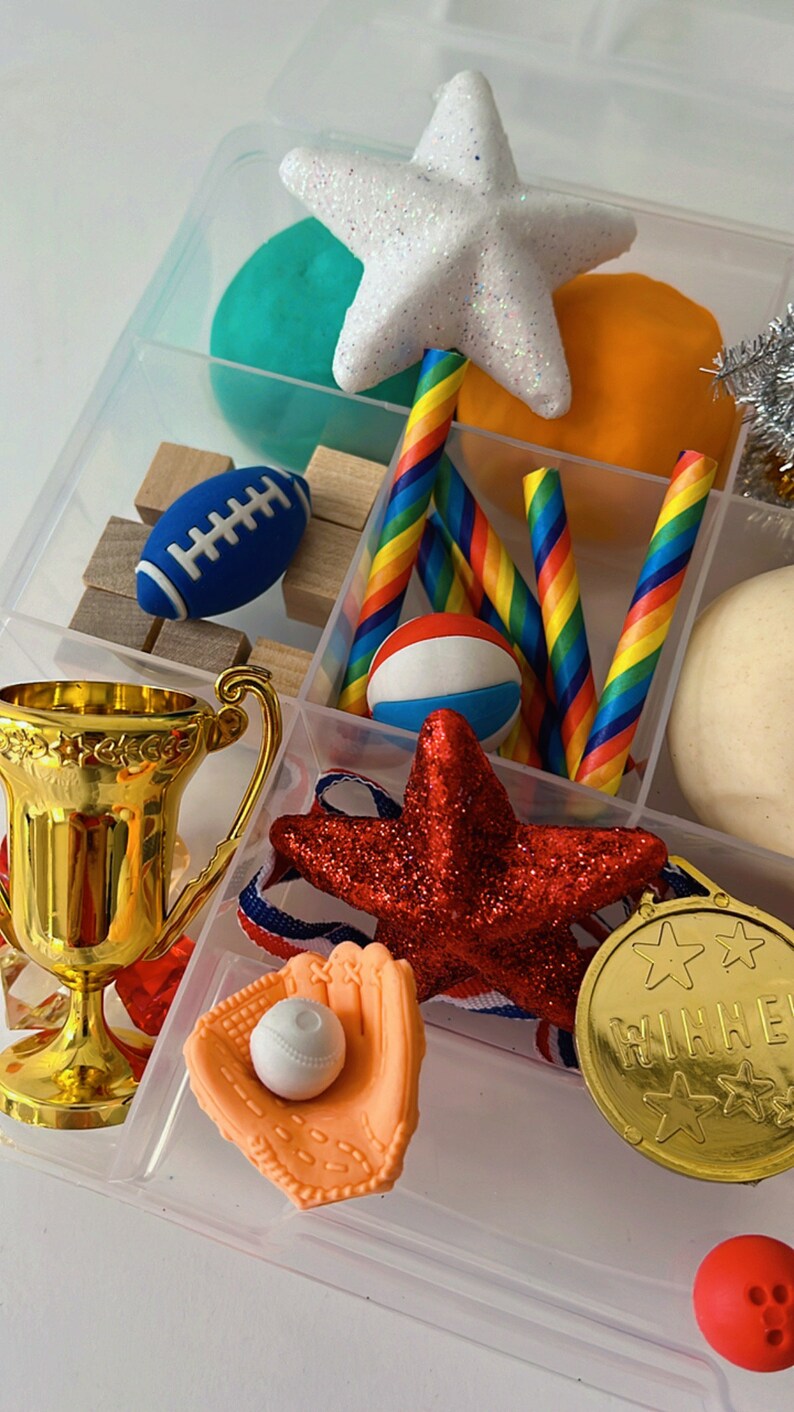 Sports Play Dough Kit - Etsy