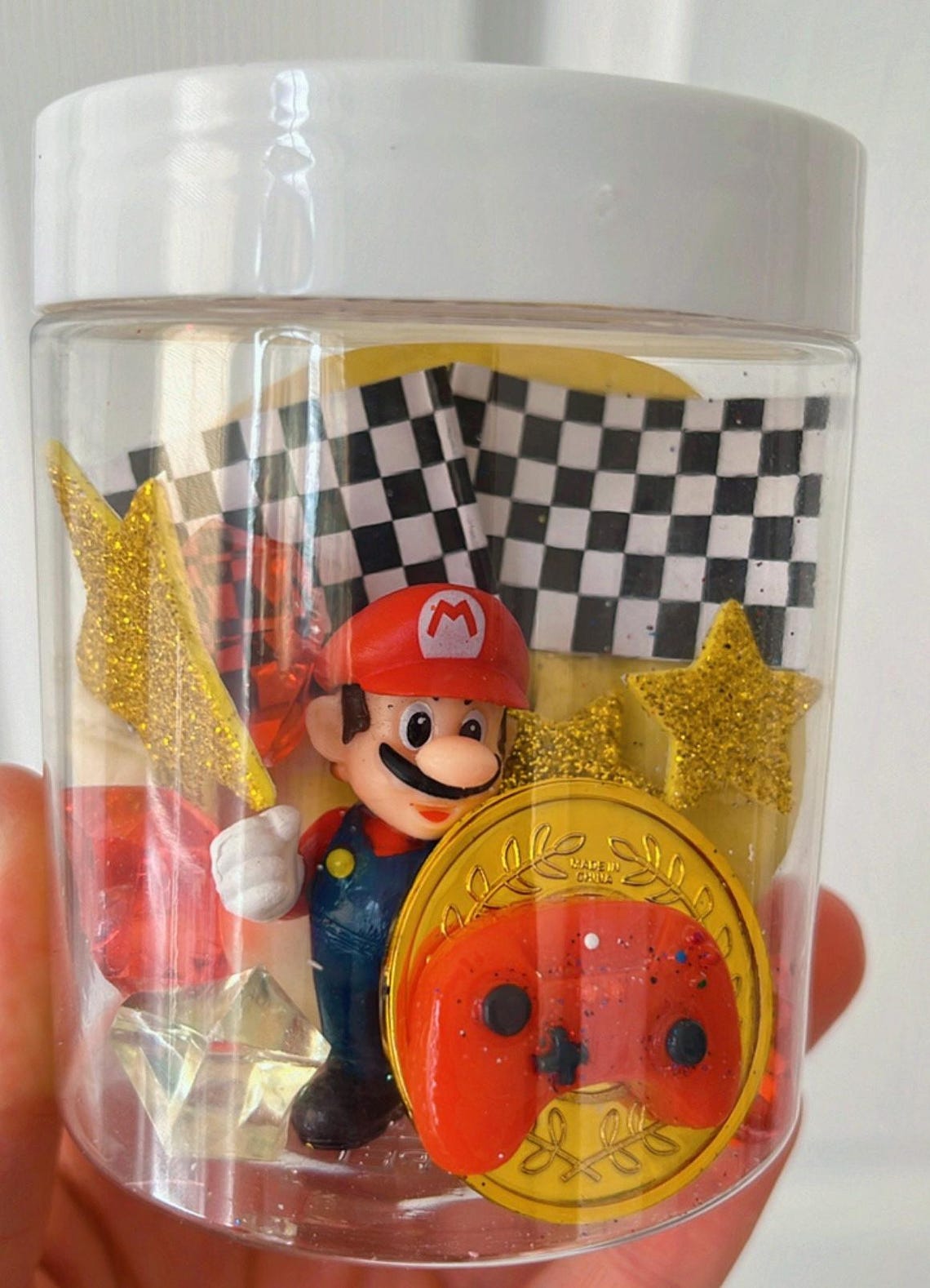 Super Mario Party Favor Play Dough Jars - Etsy