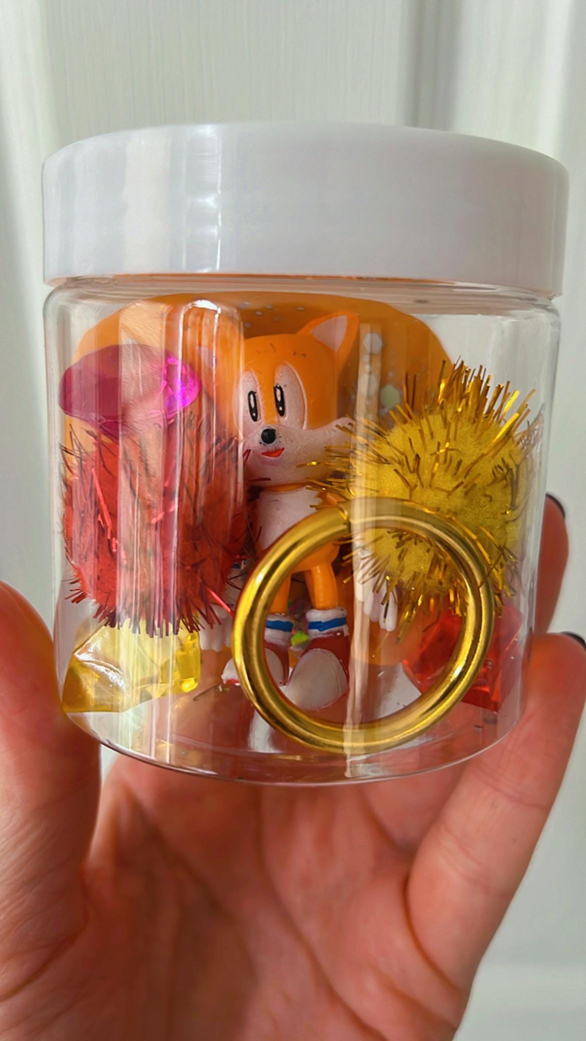 Sonic Party Favor Play Dough Jars - Etsy