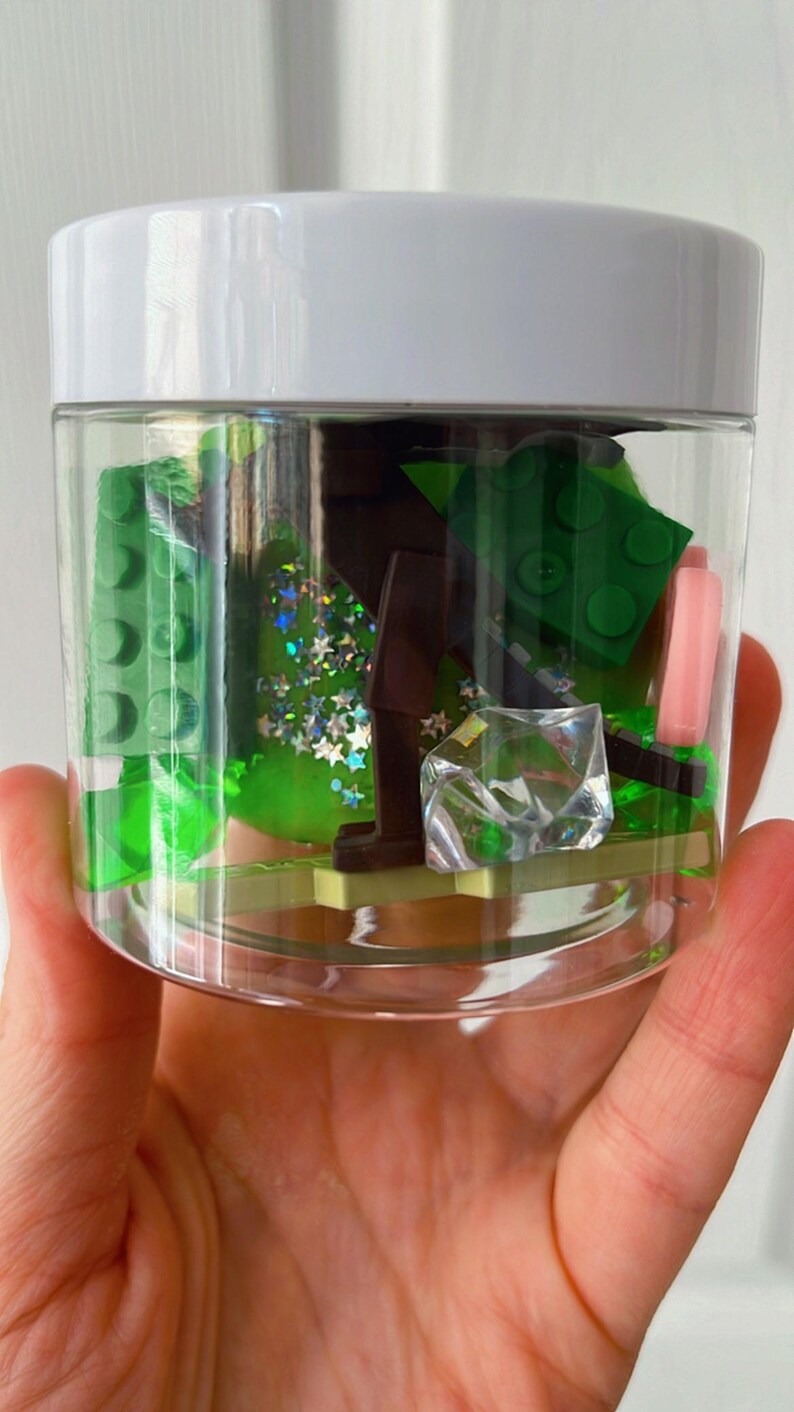 Minecraft Play Dough Jars - Etsy