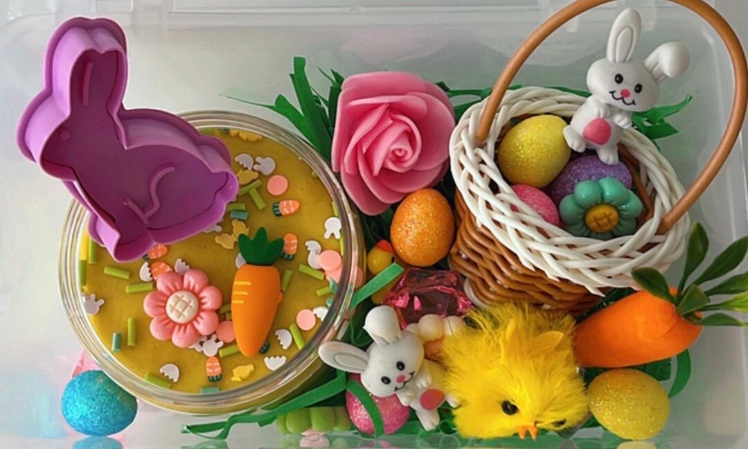 Easter Play Dough Kit - Etsy
