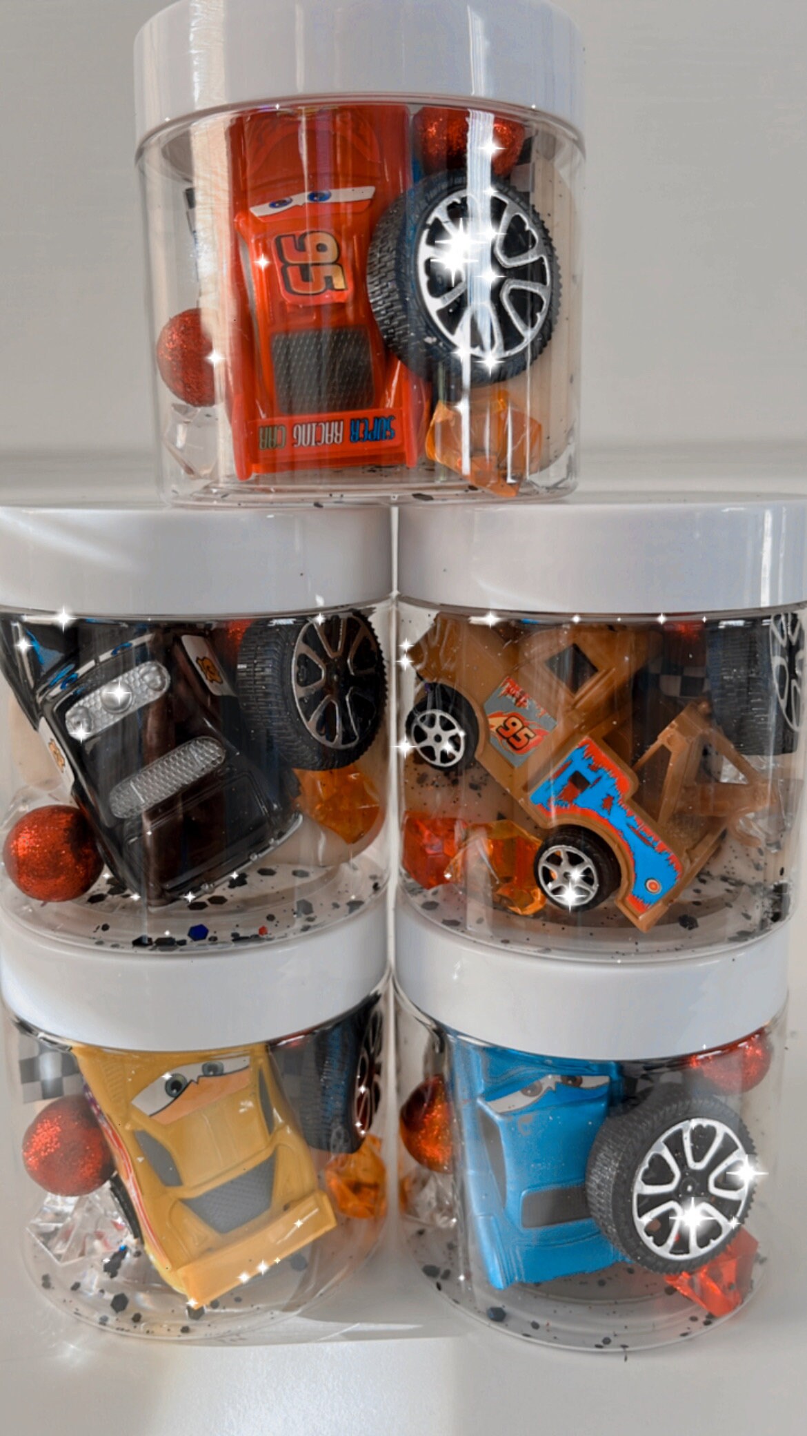 Cars Party Favor Play Dough Jars - Etsy