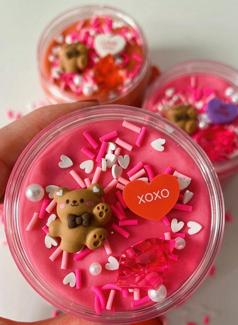 Valentine’s Day Class Favors Play Dough Jars - Etsy