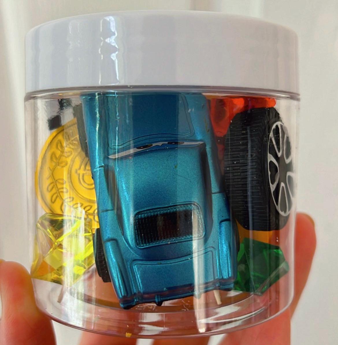 Cars Play Dough Jars - Etsy
