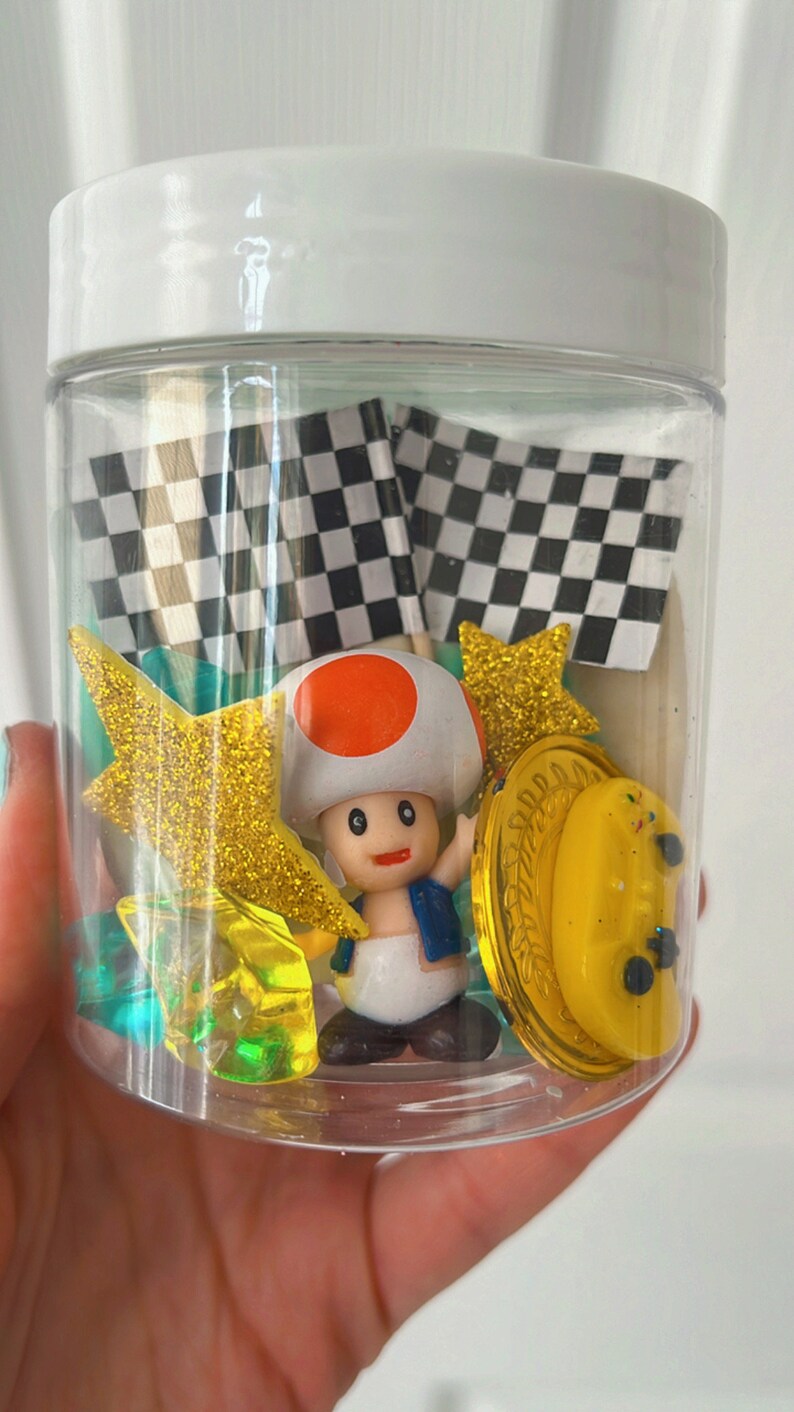 Super Mario Party Favor Play Dough Jars - Etsy