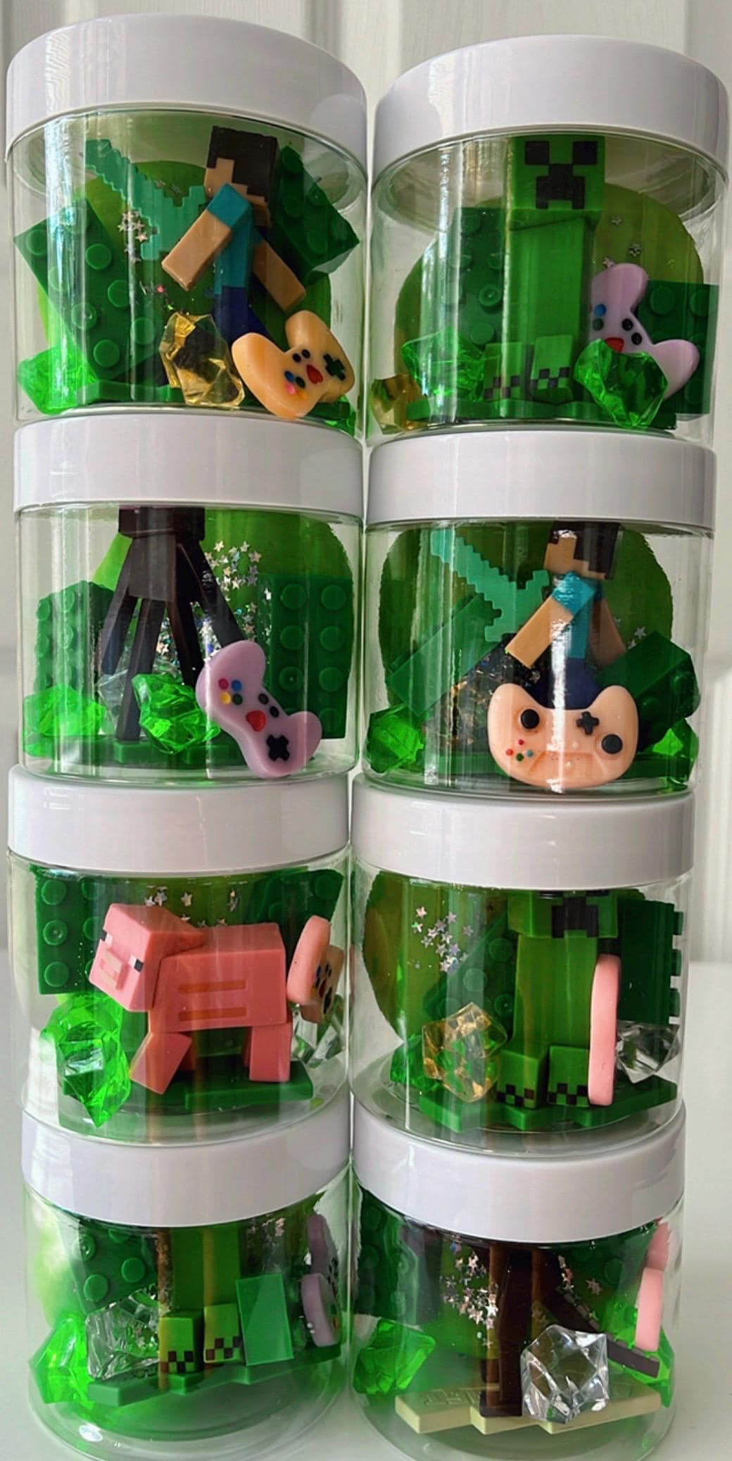 Minecraft Party Favor Play Dough Jars - Etsy
