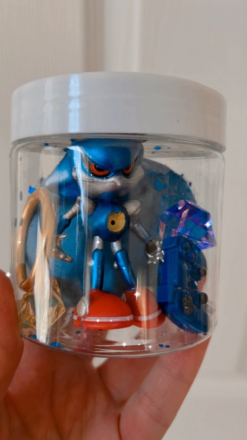 Sonic Play Dough Jars - Etsy