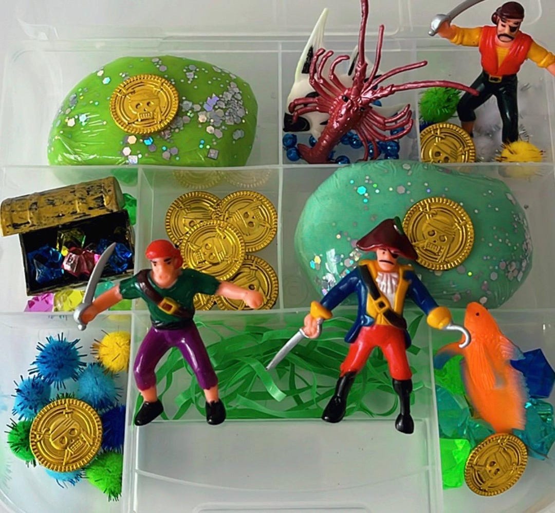 Pirate Play Dough Kit - Etsy