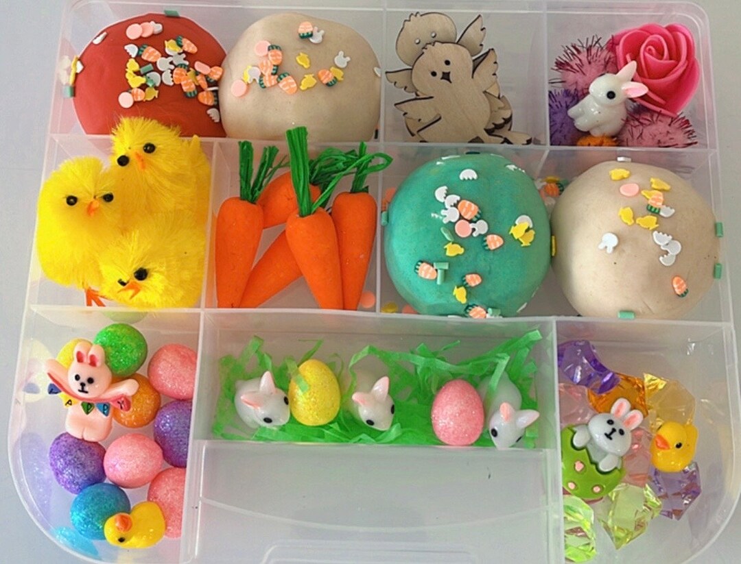 Easter Play Dough Kit - Etsy