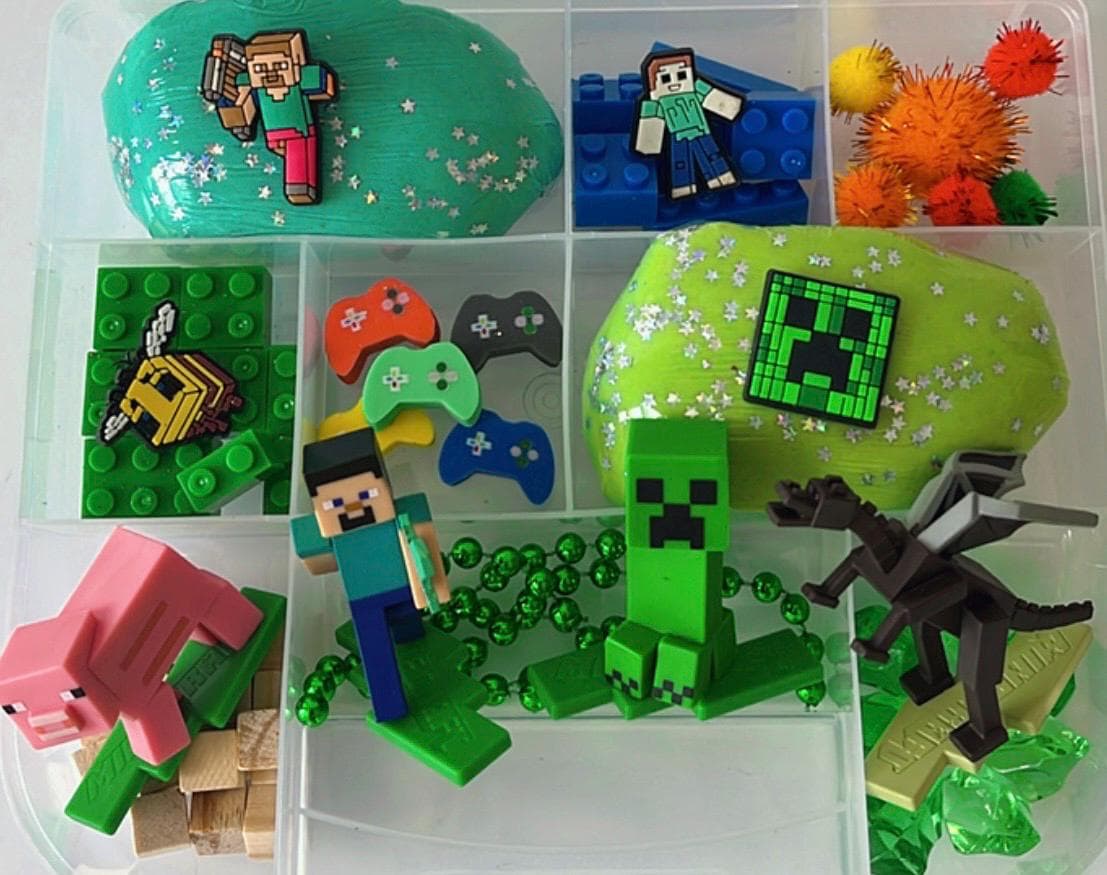 Minecraft Play Dough Kit - Etsy