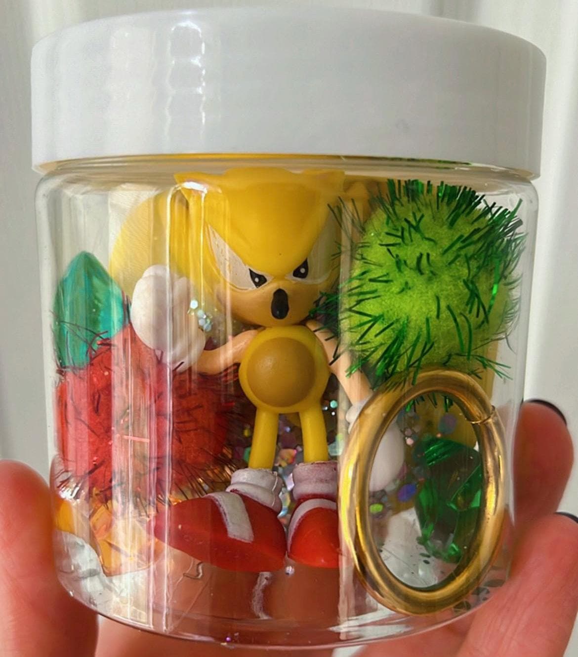 Sonic Party Favor Play Dough Jars - Etsy