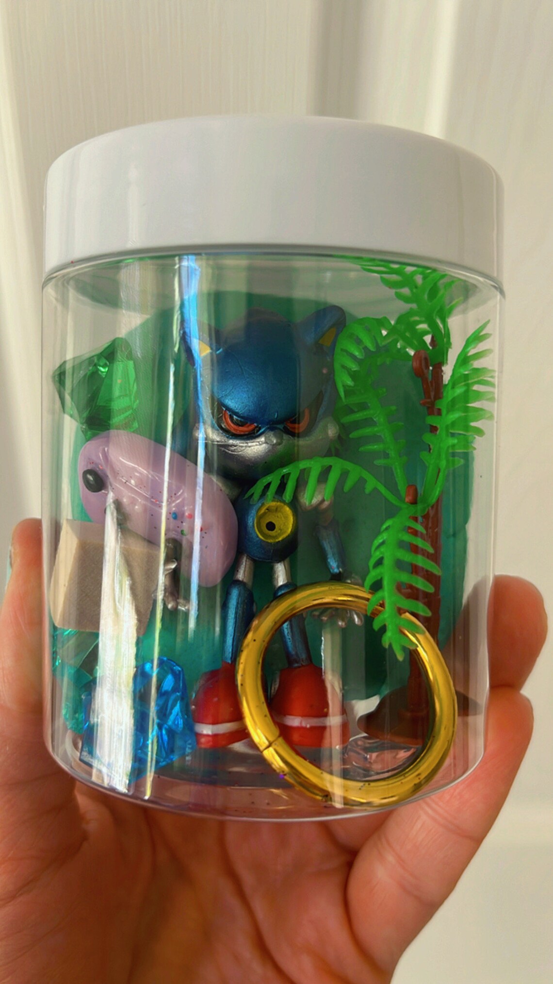 Sonic Party Favor Play Dough Jars - Etsy