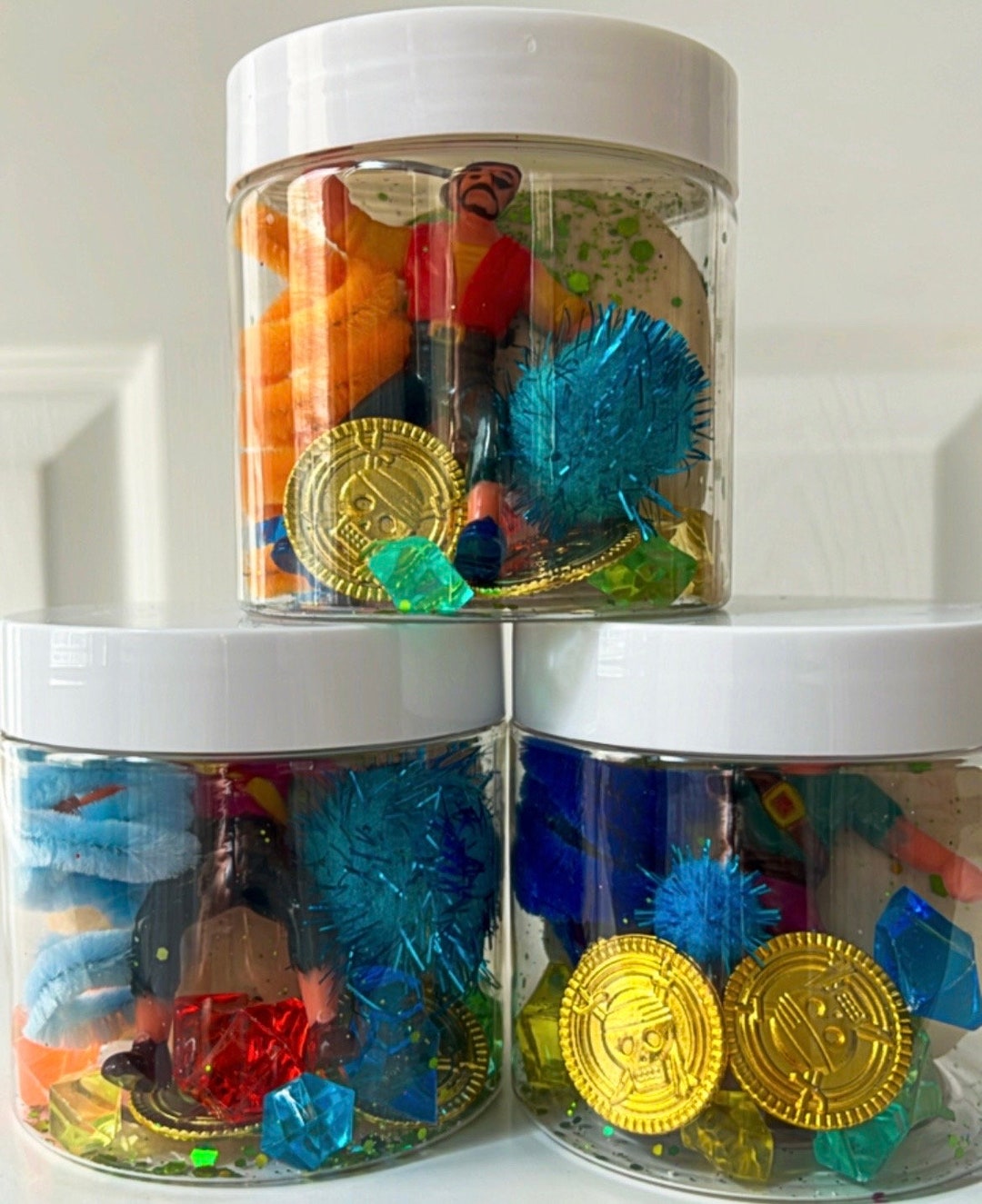 Pirate Party Favor Play Dough Jars - Etsy