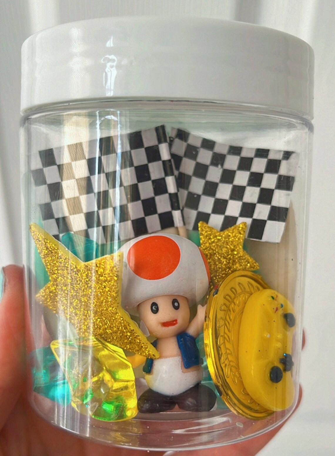 Super Mario Party Favor Play Dough Jars - Etsy